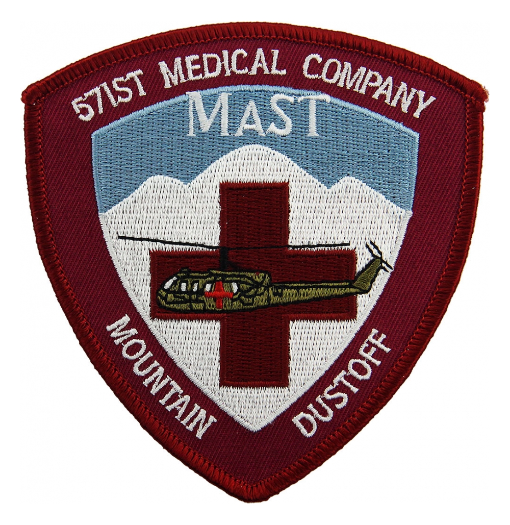 571st Aviation Medical Company AA (Mountain Dustoff) Patch | Flying ...