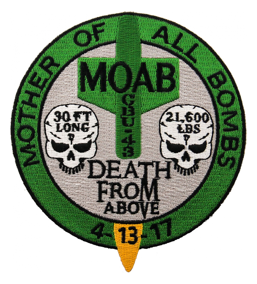 GBU-43 (MOAB) Mother Of All Bombs Death From Above Patch | Flying ...