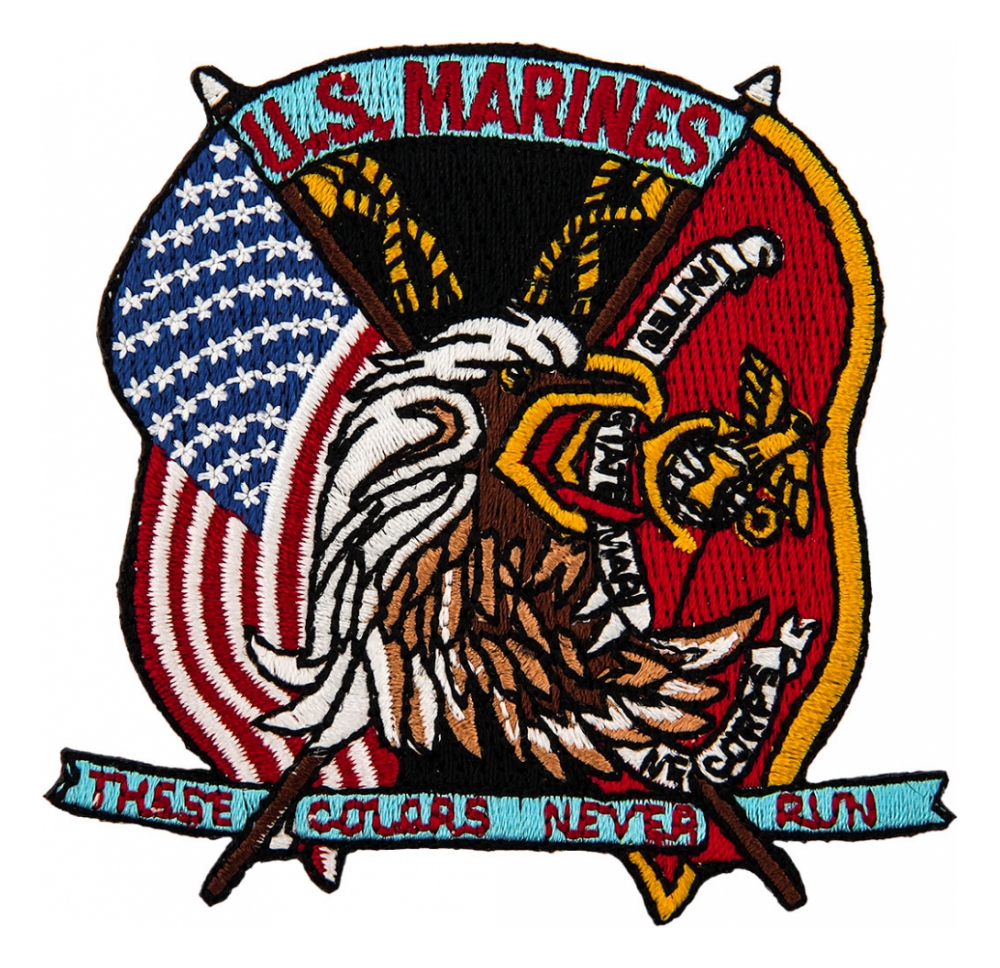 USMC These Colors Don't Run Patch | Flying Tigers Surplus