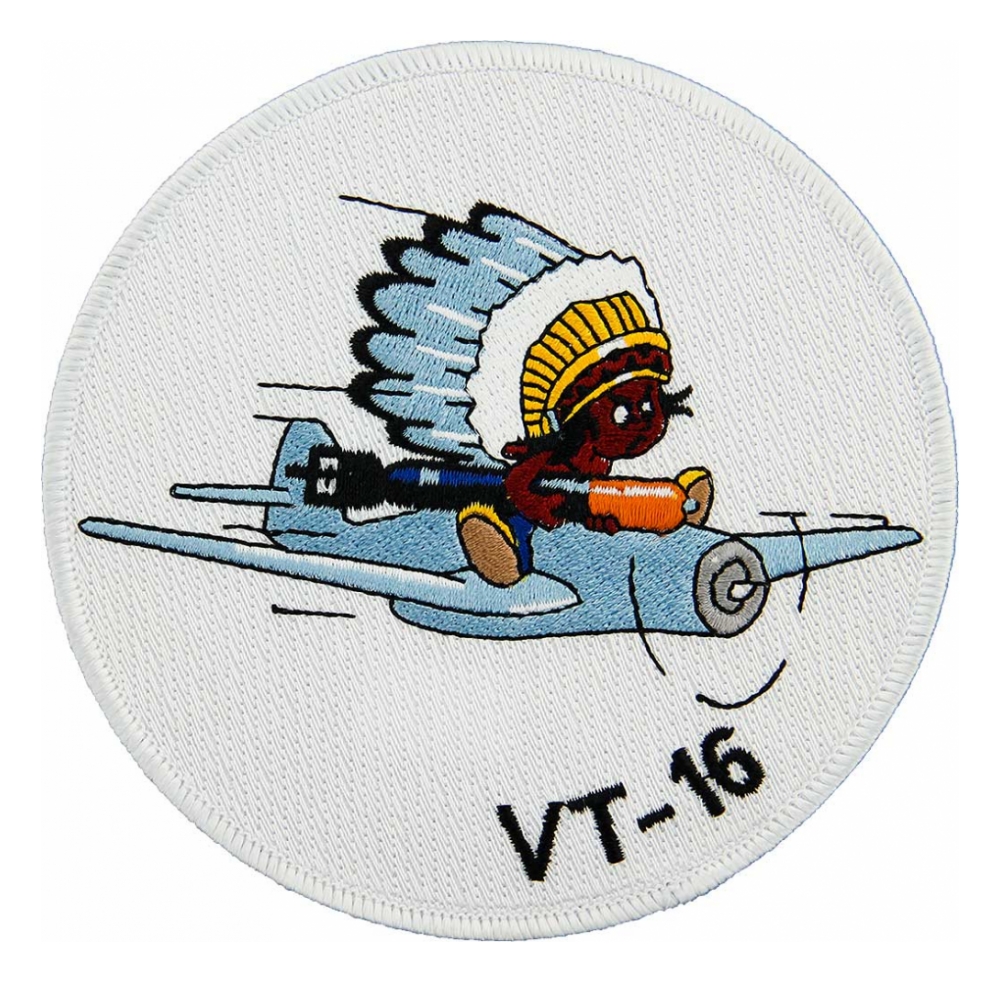 Navy Torpedo Bombing Squadron VT-16 Patch | Flying Tigers Surplus