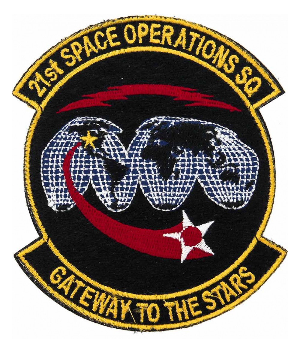 Air Force 21st Space Operations Squadron Patch ( With Hook Fastener ) | Flying Tigers Surplus
