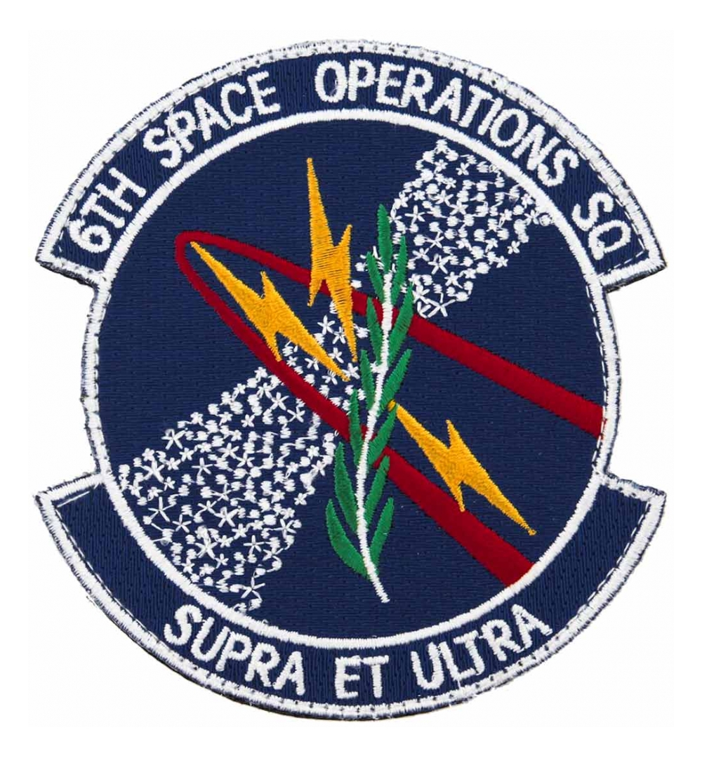 Air Force 6th Space Operations Squadron Patch ( With Hook Fastener ...