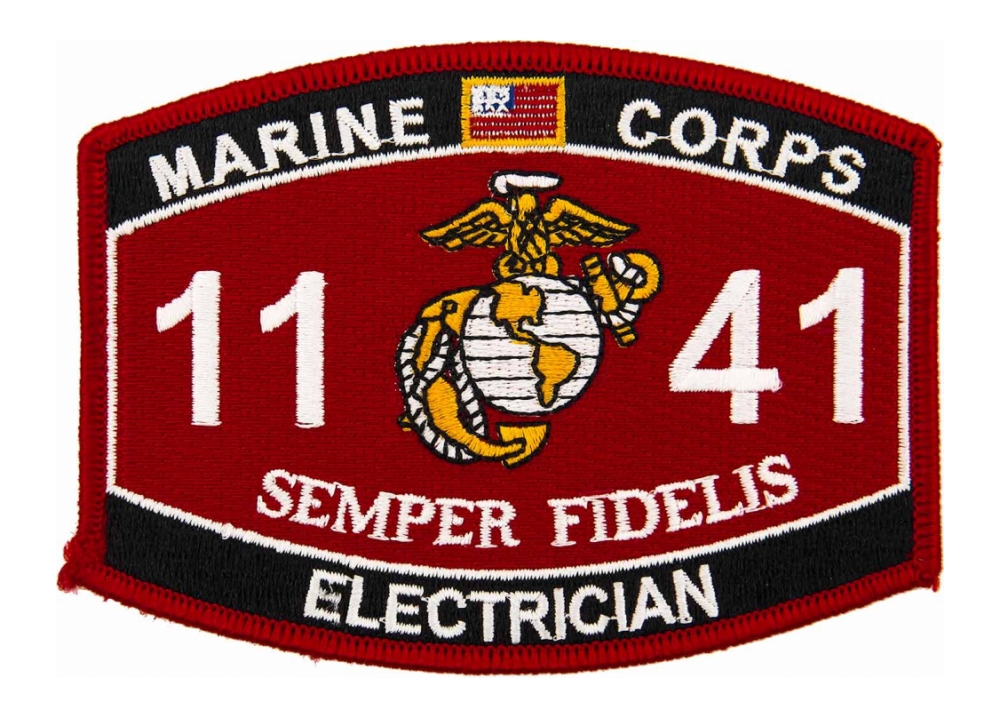 USMC MOS 1141 Electrician Patch | Flying Tigers Surplus