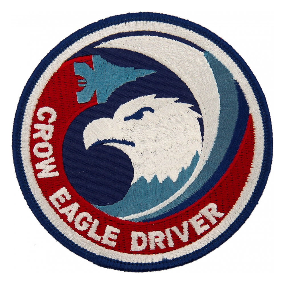 Air Force F-15 Eagle Crow Eagle Driver Patch | Flying Tigers Surplus