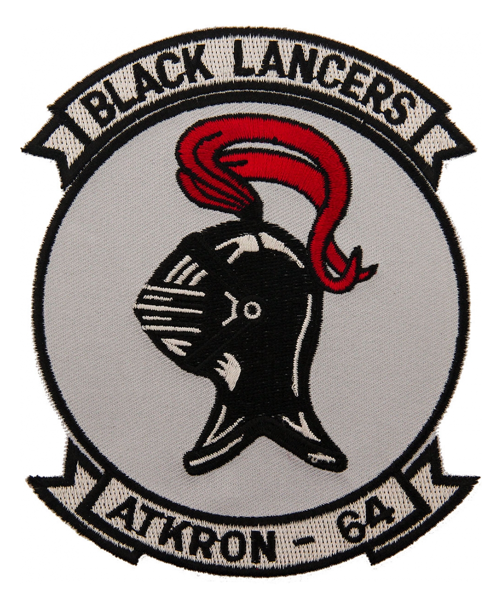 Navy Attack Squadron VA-64 Black Lancers Patch | Flying Tigers Surplus