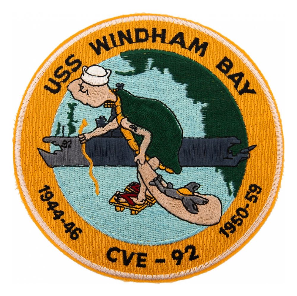 Navy Escort Aircraft Carrier Patches (CVE) | Flying Tigers Surplus