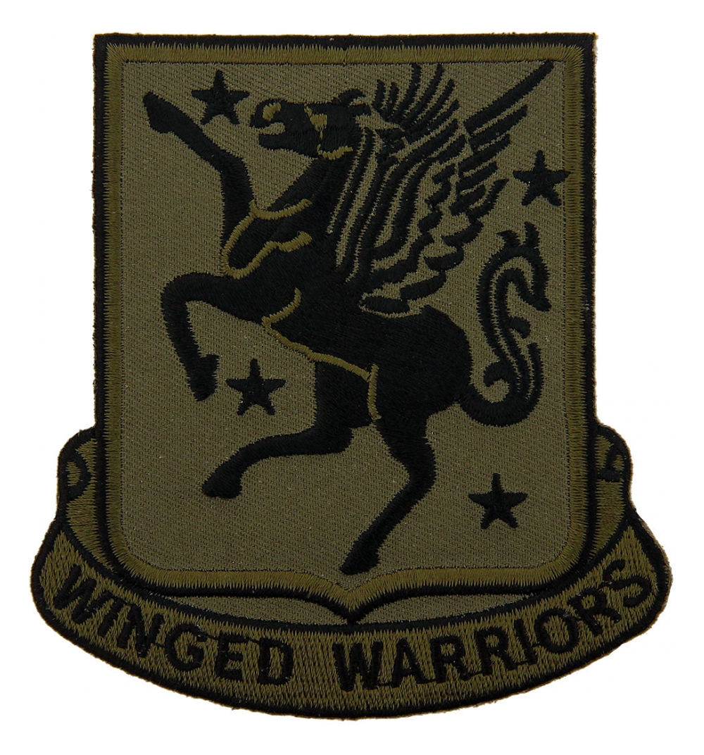 Army 228th Aviation Regiment ( Winged Warriors) Subdued Patch | Flying ...