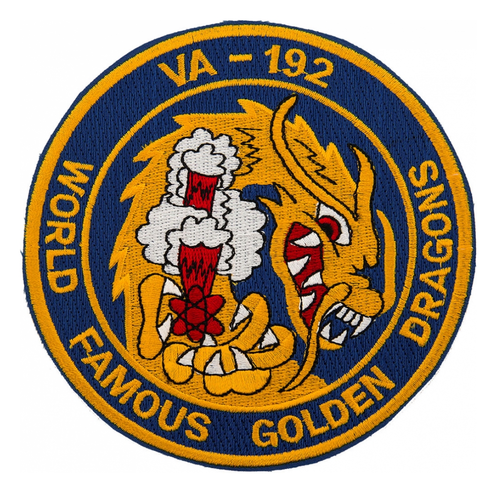Navy Attack Squadron VA-192 ( World Famous Golden Dragoons ) Patch ...