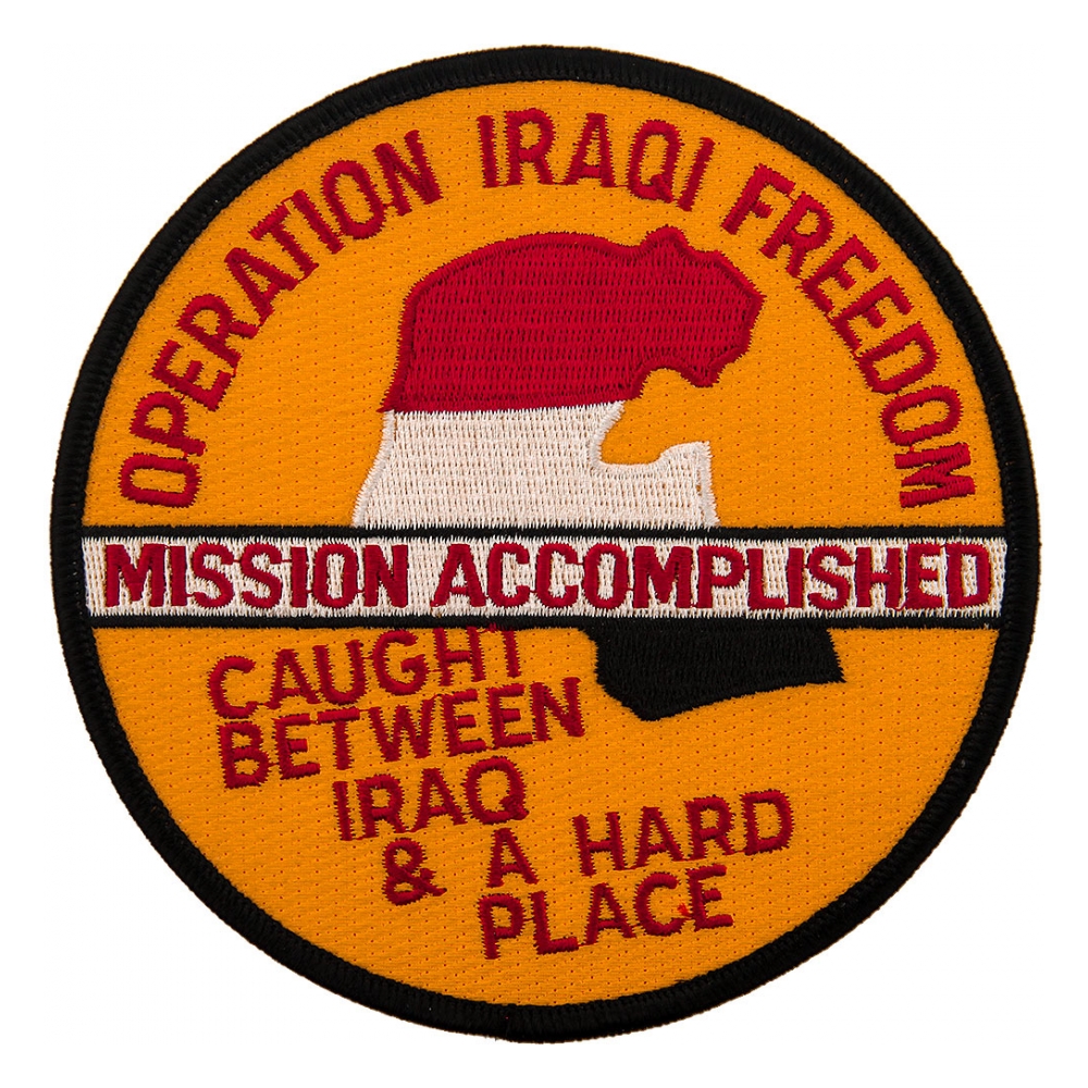 Operation Iraqi Freedom Mission Accomplished Patch | Flying Tigers Surplus