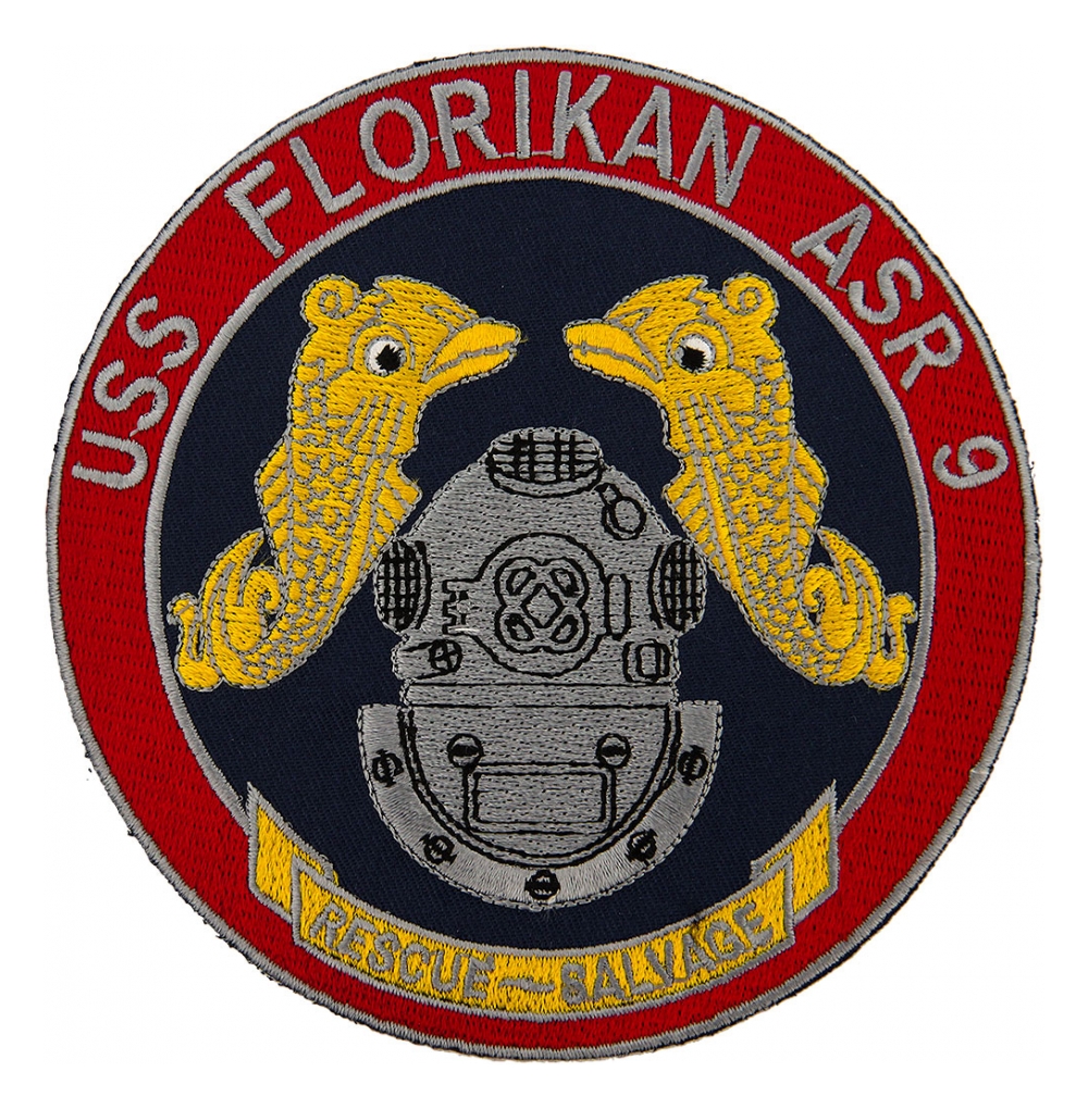 Navy Submarine Rescue Ship Patches (ASR) | Flying Tigers Surplus